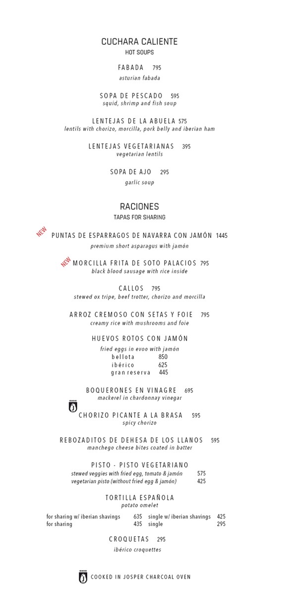 Txanton Dishes | Menu Price | Iberico | Ala Carte | TXANTON